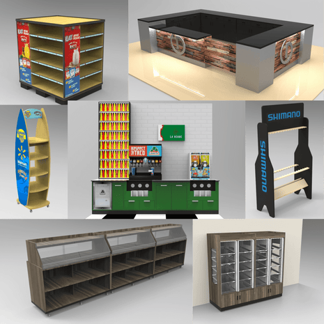 Retail Store End Cap Displays: Shop All | Ivar's Display